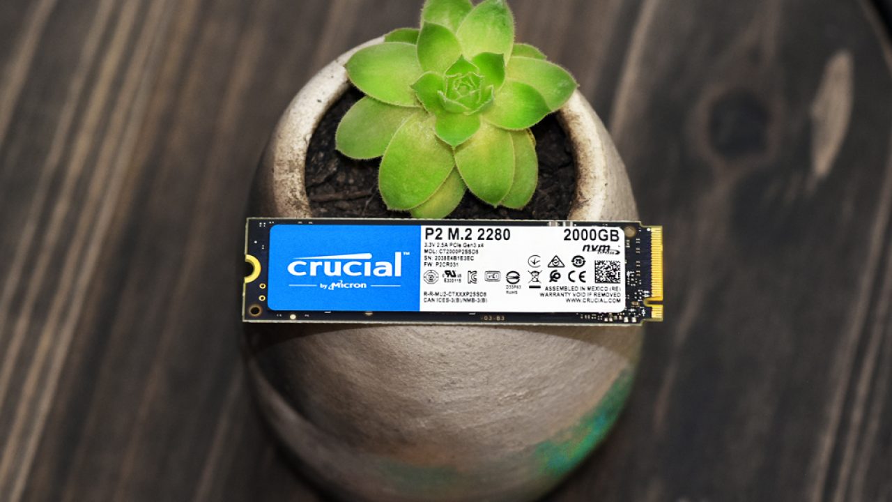 Crucial SSD P2 2TB M 2 
