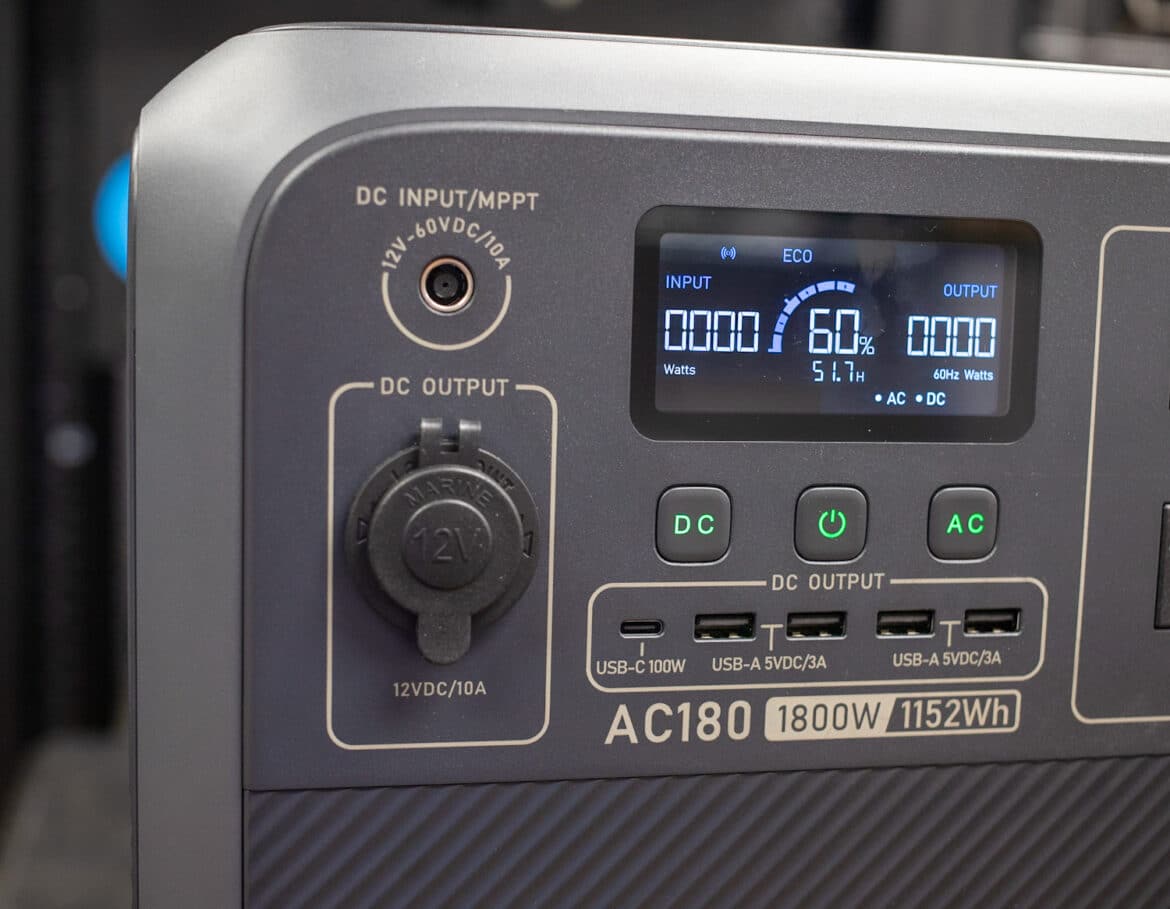 Bluetti AC180 Portable Power Station Review - StorageReview.com Bluetti AC180 Portable Power Station Review - StorageReview.com