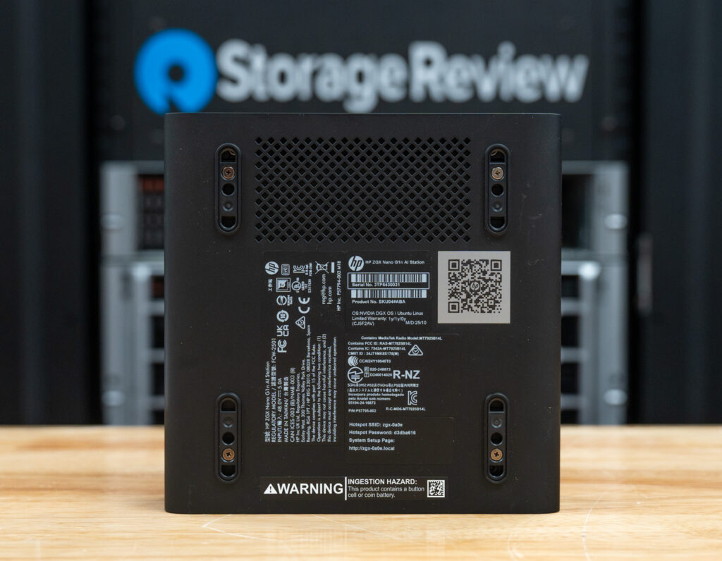 HP ZGX Nano G1n AI Station 评测：一款安全、可持续的桌面 AI 节点 - StorageReview.com