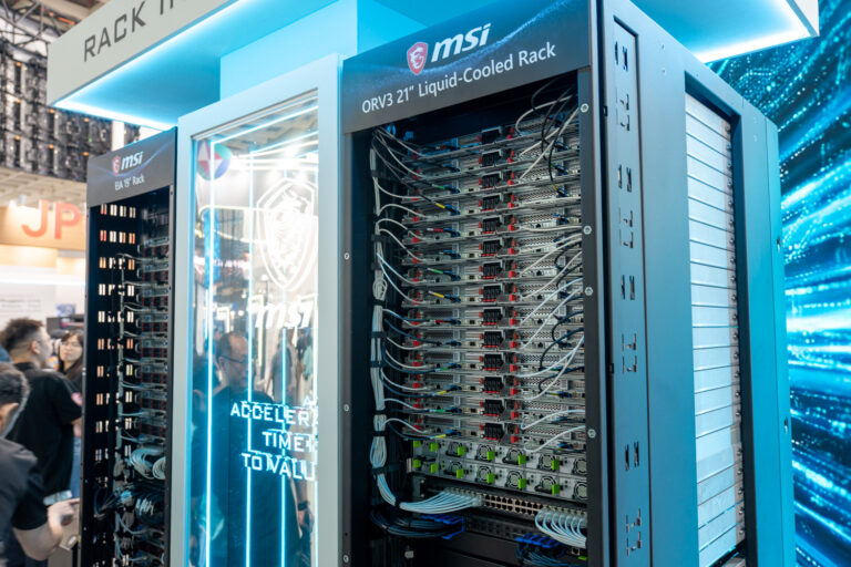 MSI porta al COMPUTEX 2026 rack ORv3 con raffreddamento a liquido ...